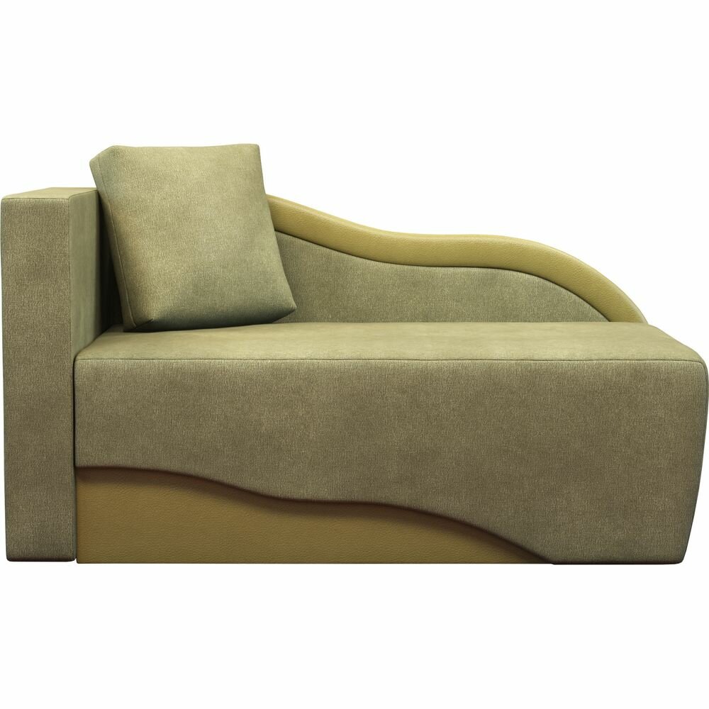 Диван кушетка Наш Диван Малютка А18 велюр оливковый