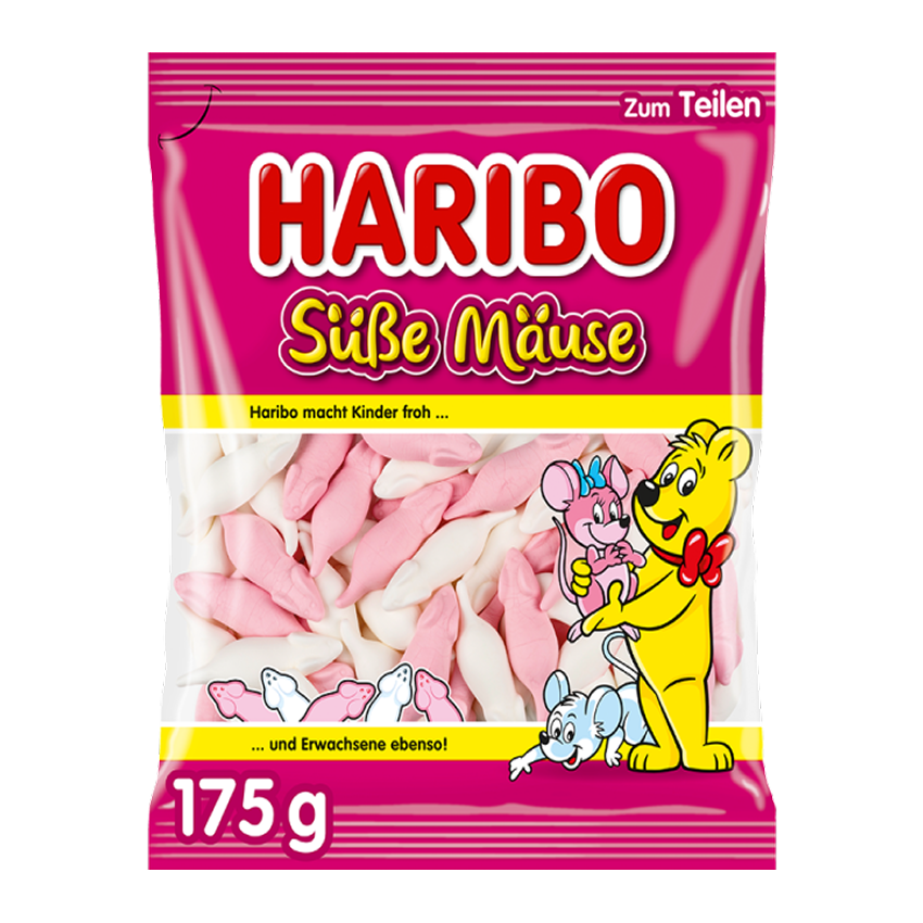 Haribo Susse Mause мармелад жев-ый Сладкие мышки 175 гр