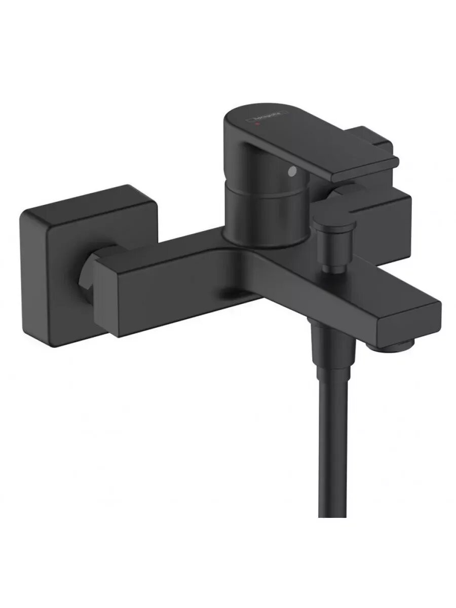 Смеситель для ванны, черный матовый, Hansgrohe Vernis Shape 71450670