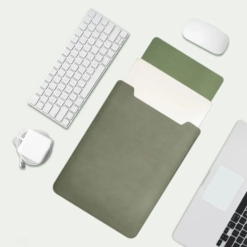 Чехол для ноутбука DITIPOO, искусственная кожа, 11/13/14/15 дюймов 11 inch, Green