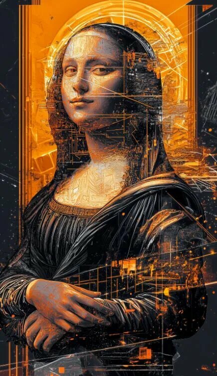 Алмазная Мозаика "Мона Лиза" 40х50 См Алмазная Вышивка / Картина Стразами Подарков / Украшения