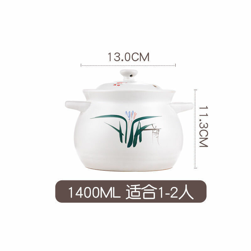 Керамический горшок Kangshu для супа, тушеного мяса, фарфоровый горшок, большой емкости, устойчивый к высоким температурам, для открытого огня, прямого горения газа, каша в глиняном горшке