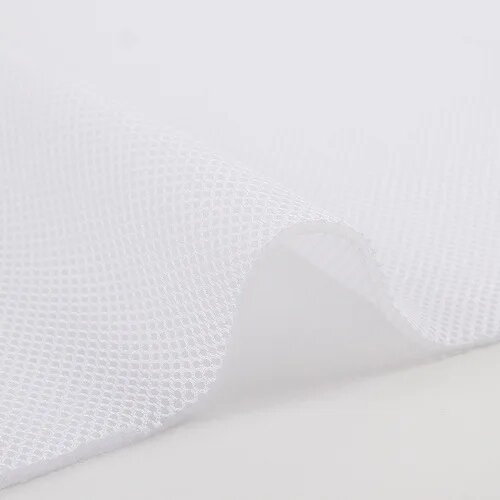 Белая сетчатая ткань из полиэстера 160x50 см, цвет 55