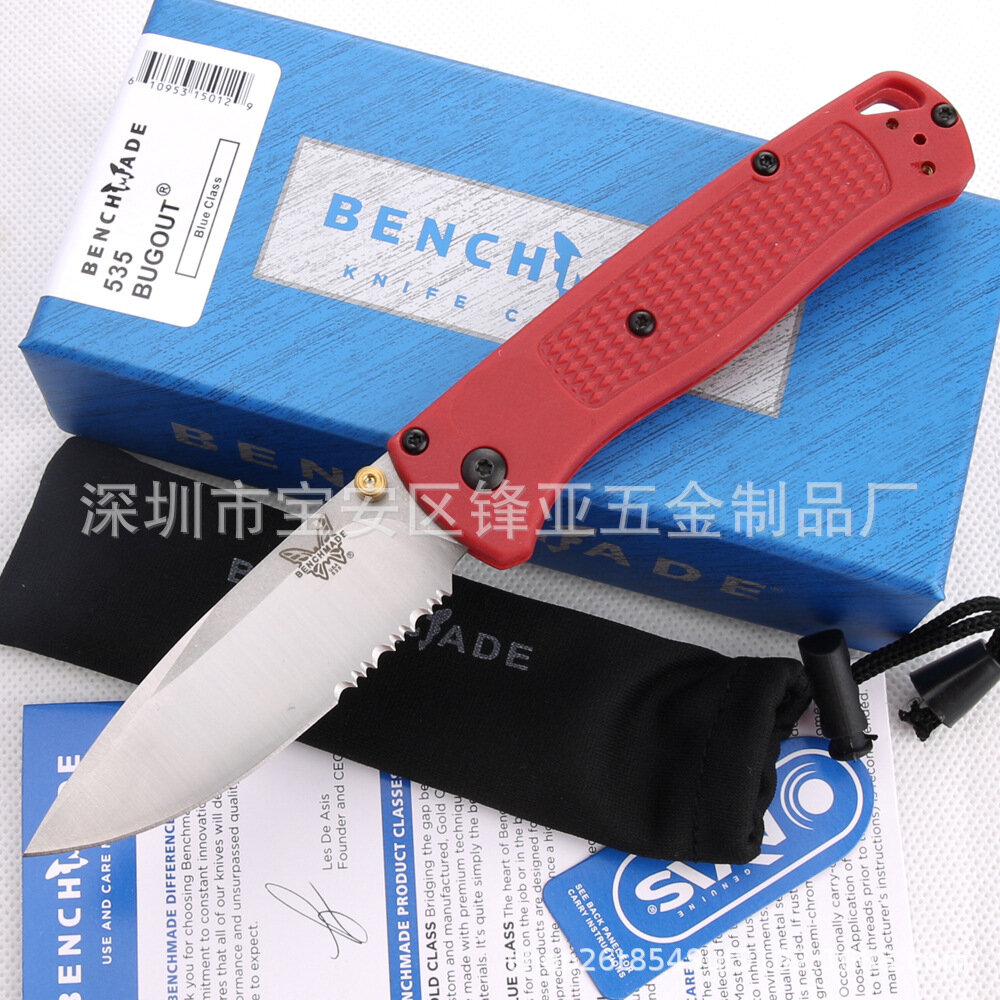 Нож Benchmade Butterfly -434.999999999% off CNC с высокой твердостью, острый BM535, складной портативный карманный нож для кемпинга на открытом воздухе