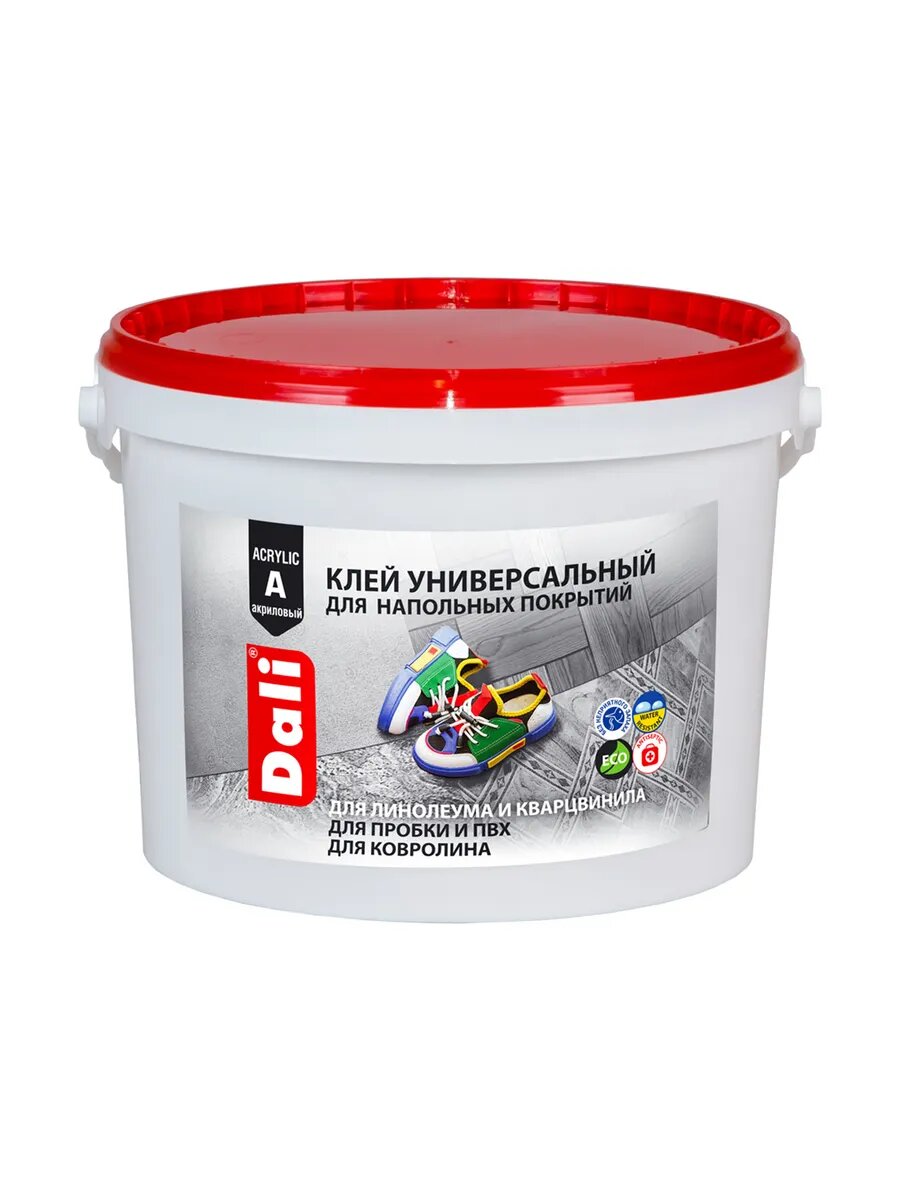 Клей для напольных покрытий универс. акрил суперпрочный 14кг