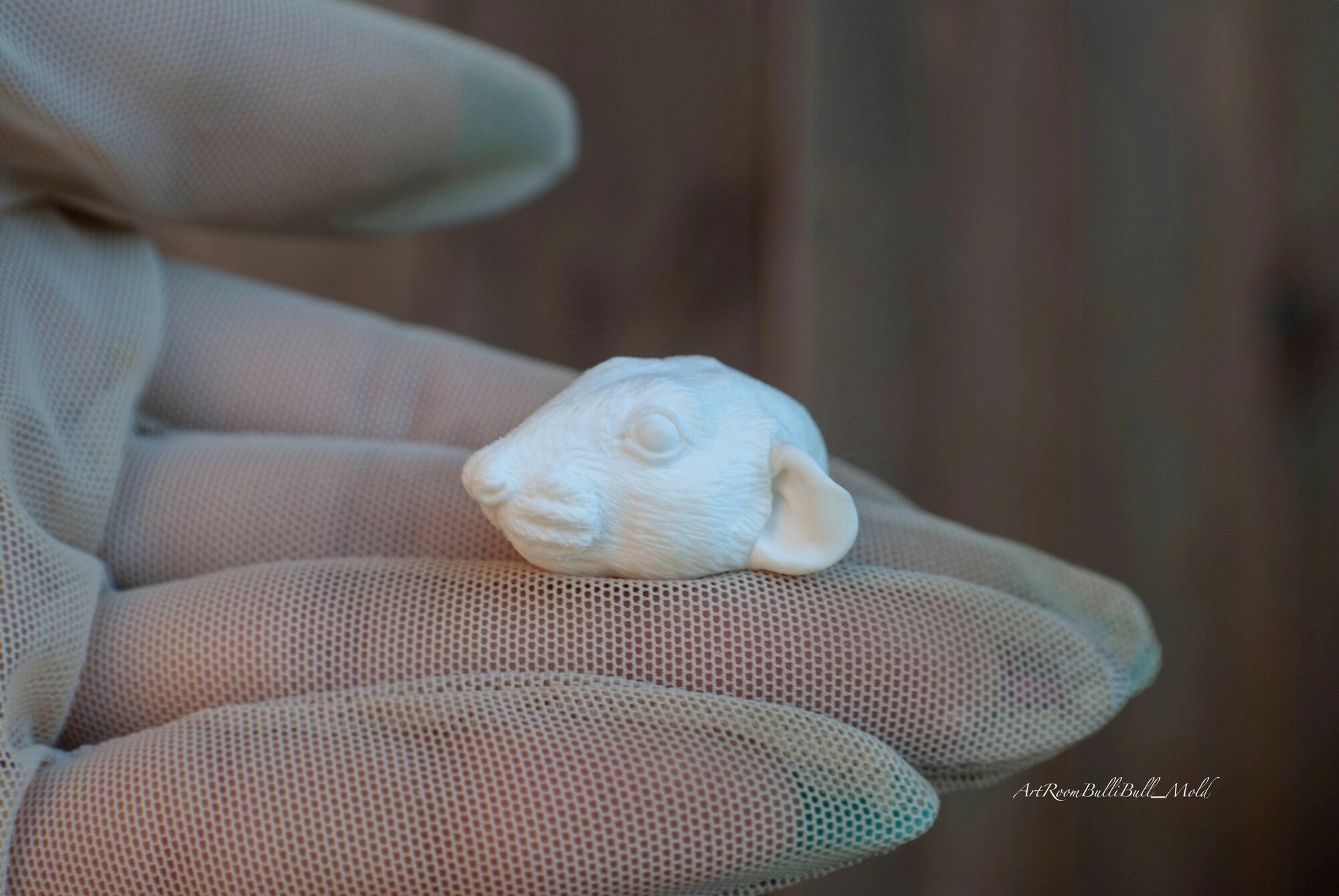 Авторский силиконовый молд Крыска (микро) — форма для эпоксидной смолы, гипса, мыла, полимерной глины