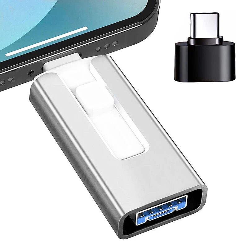 Флешка USB 3.0 для iPhone 2T, Silver