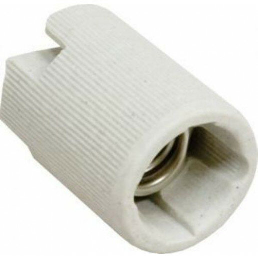 Патрон Е14 керамический (контакты медь, гильза медь) TDM