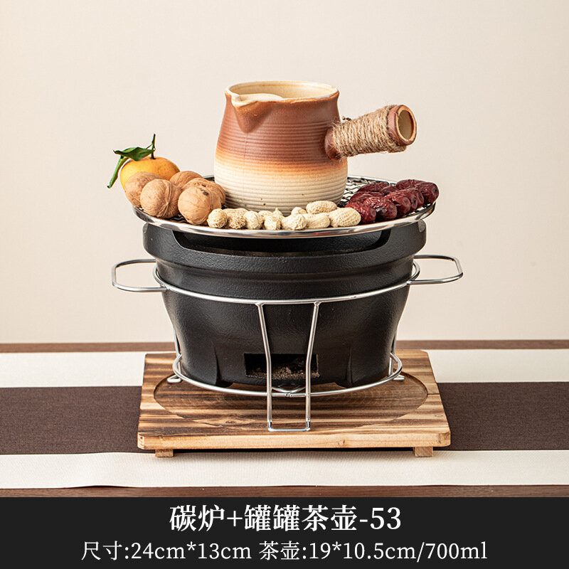 Гриль для барбекю, чайная печь, домашний традиционный камин, популярная онлайн-печь для обогрева, угольная глиняная печь, уличная угольная печь.