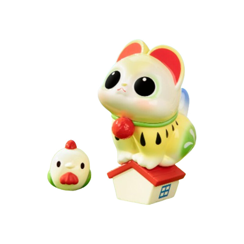 POP MART Full Of Blessing Мистические боксы унисекс, Confirmed-Ceramic Rooster Full (Open)