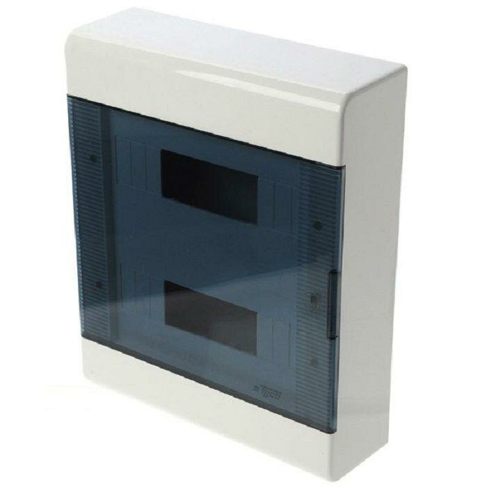 Щит распределительный RUVinil навесной, на 24 модуля, дверь белая, степень защиты IP40