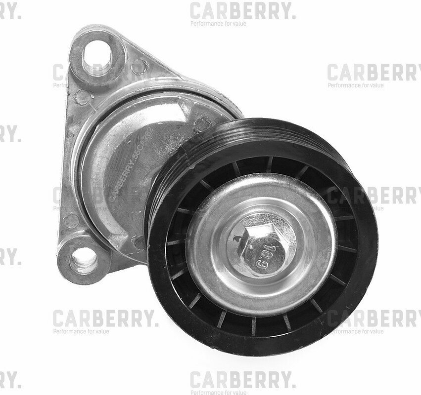 Натяжитель поликлинового ремня CARBERRY с роликом MAZDA 3, 6, MPW 02->, FORD Fiesta, Maverick 04-> (55CA262)