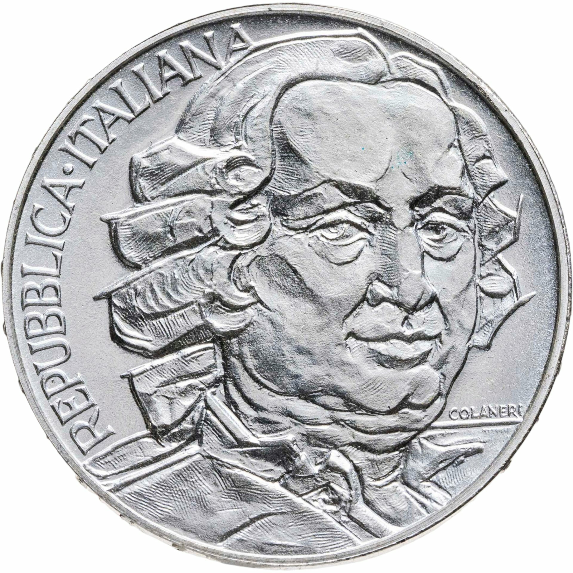 Италия 500 лир 1993 "200 лет со дня смерти Карло Гольдони", Серебро 835, в сохранности UNC