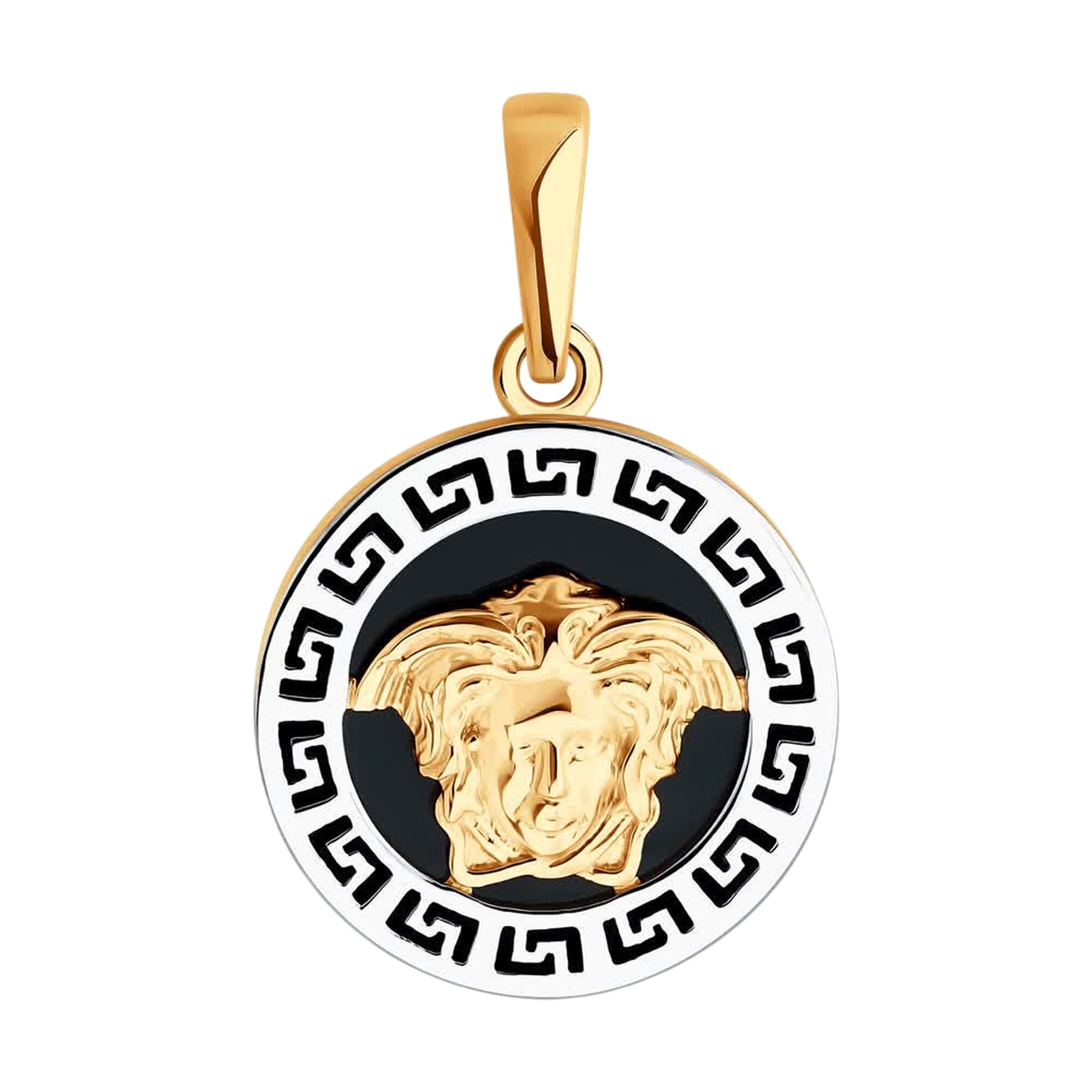 Подвеска, красное золото, 585 проба, агат