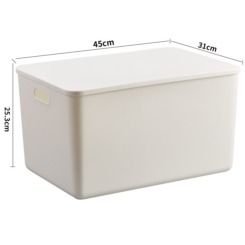 Белый органайзер для косметики, одежды и мелких вещей на столе, большие и маленькие пластиковые контейнеры для домашнего использования