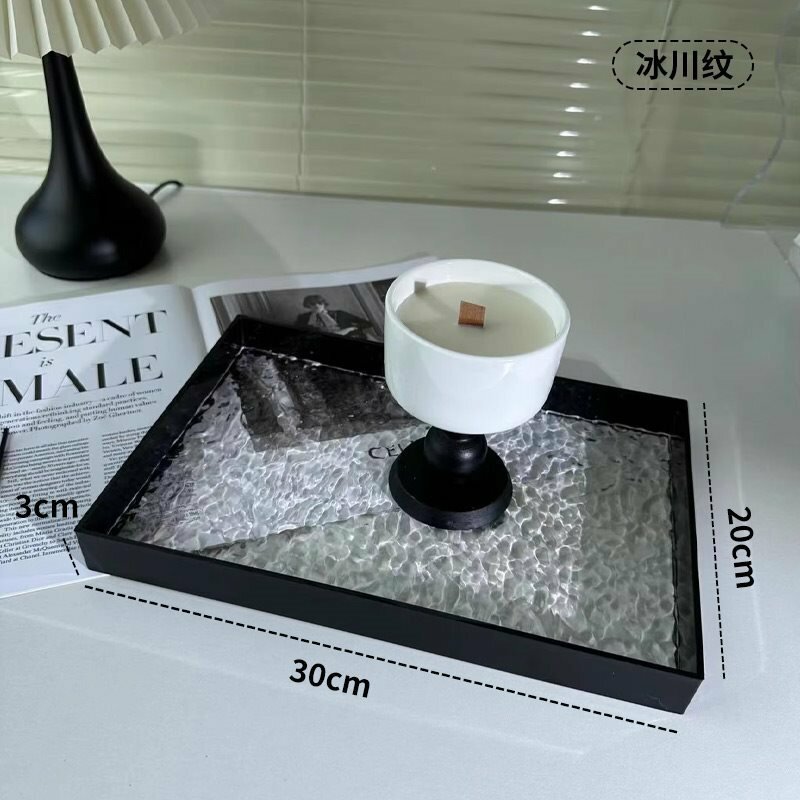 Высококачественный акриловый поднос для хранения, роскошный поднос для ванной, органайзер для косметики, ювелирных изделий и ароматерапии