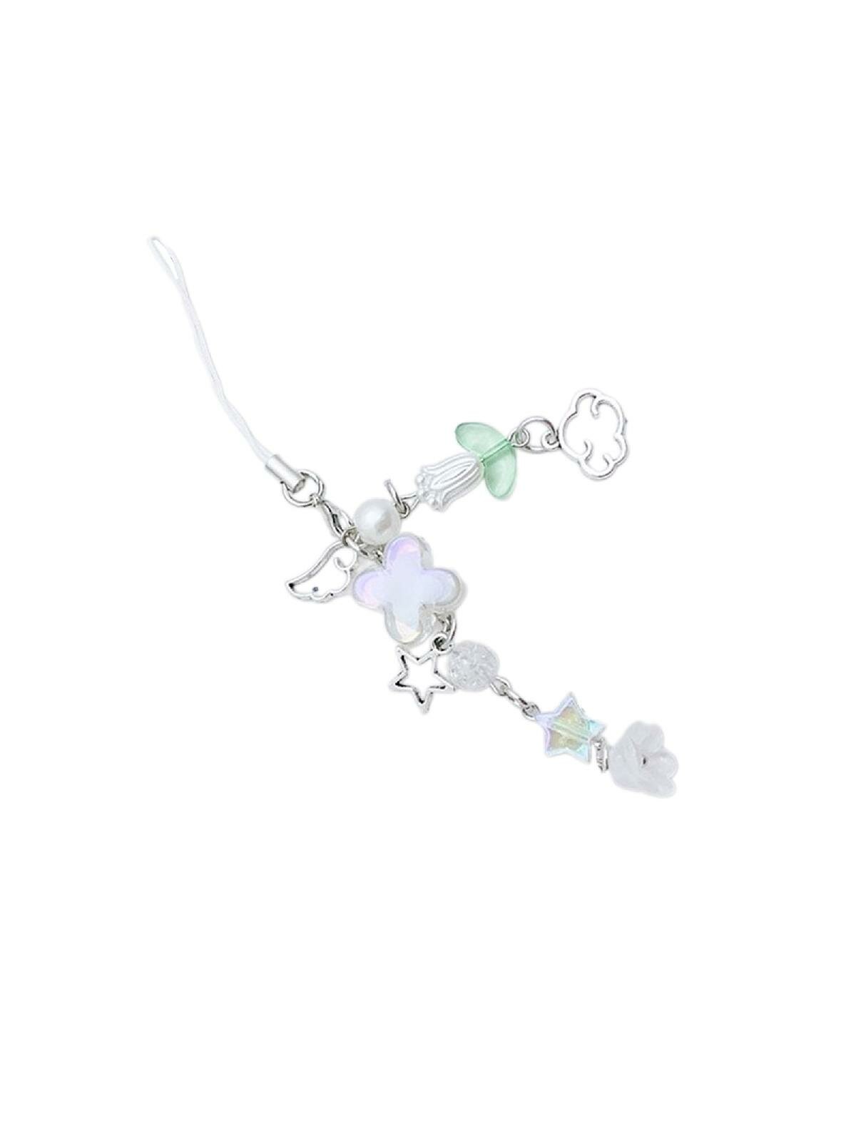 Телефон Шарм ремень сумка цветок кулон брелок мобильного телефона, аксессуар для девочек