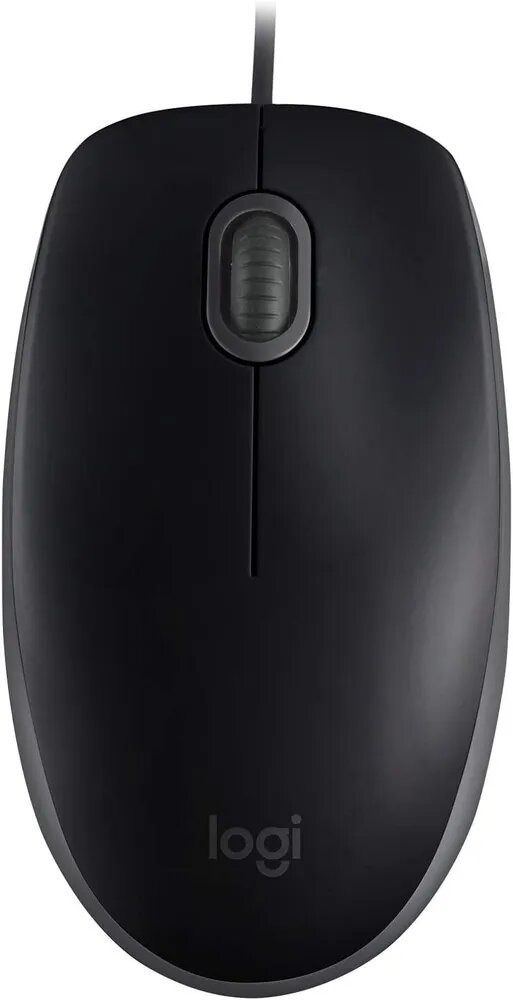 Logitech B110 Тихая мышь Черная 910-005508