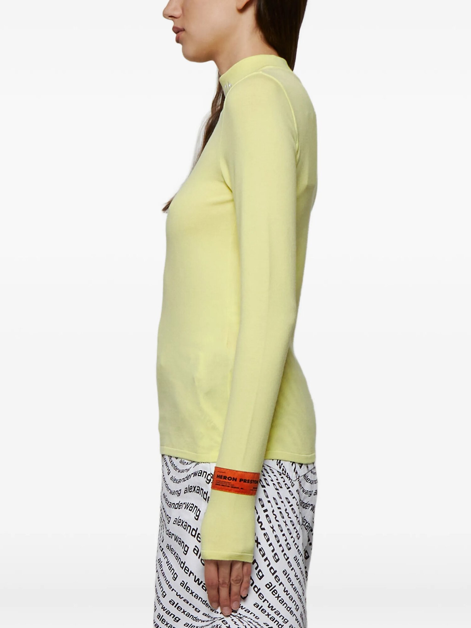 Топ Heron Preston, размер 44, ochre yellow — фото 1