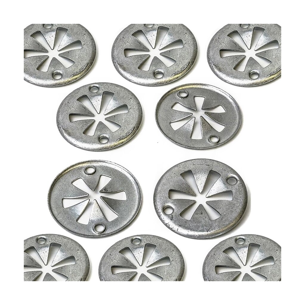 Автомобильные Звездообразные Шайбы С Металлическим Замком Сверху Снизу, Зажимной Диск Для Теплозащитного экрана Выхлопных газов