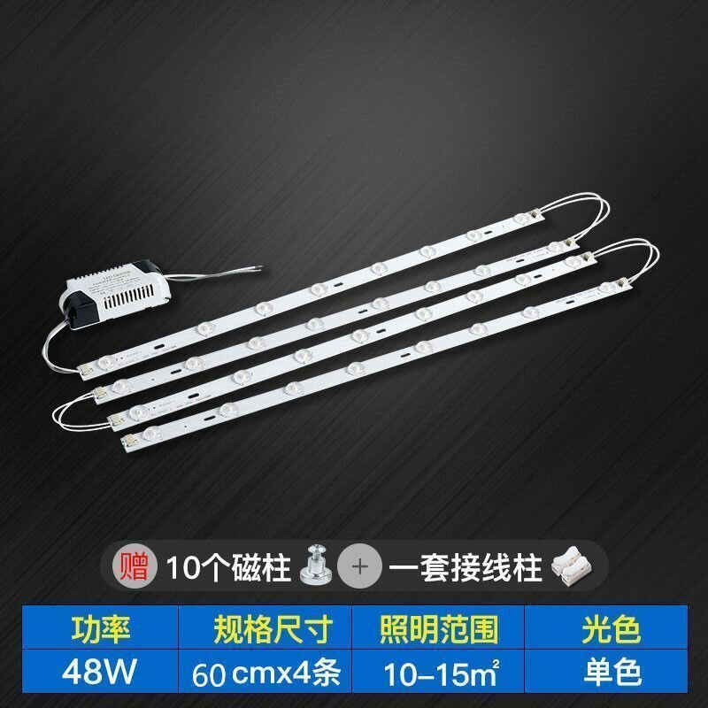 Горячая распродажаСветодиодная панель для потолка, энергосберегающая лампочка для гостиной и спальни, магнитный источник света, замена лампы, полный спектр, защита глаз, для помещений