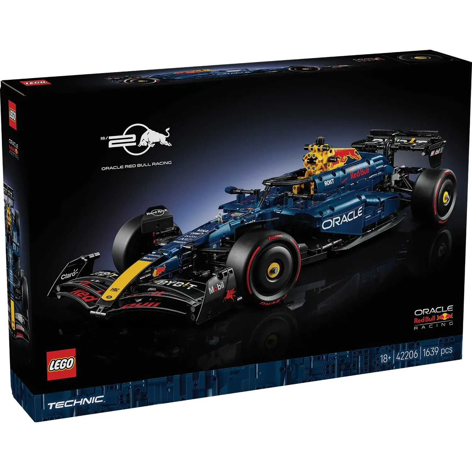Конструктор LEGO Oracle Red Bull Racing RB20 F1 Car 42206, 1639 дет.