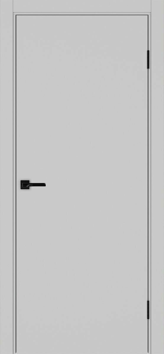 Межкомнатная дверь Неаполь_201 ЭКО-шпон (900х200), Пепельный Щит МДФ