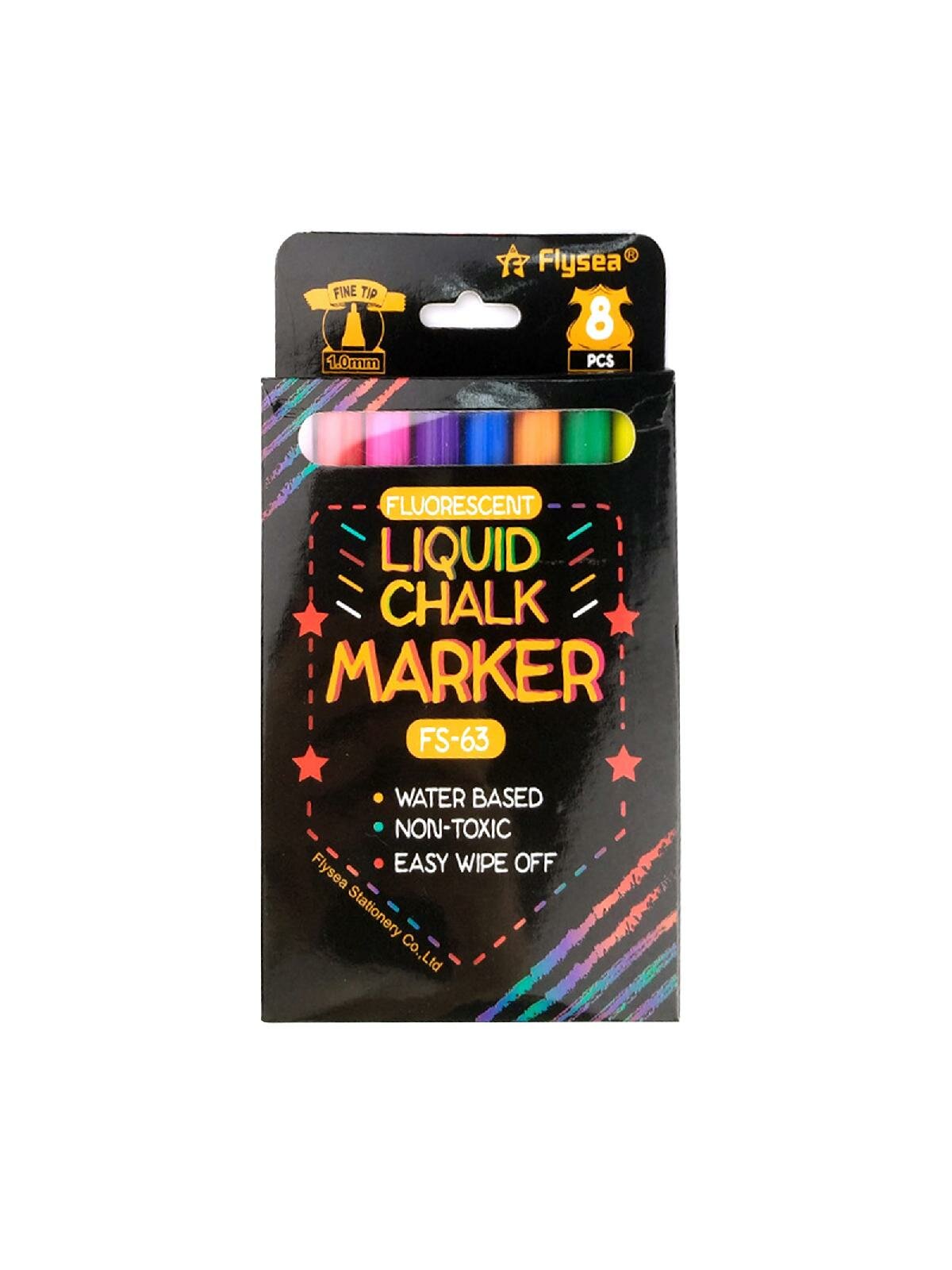 8шт. Сухое стирание маркеров, флуоресцентные маркеры, маркеры для окна, доска