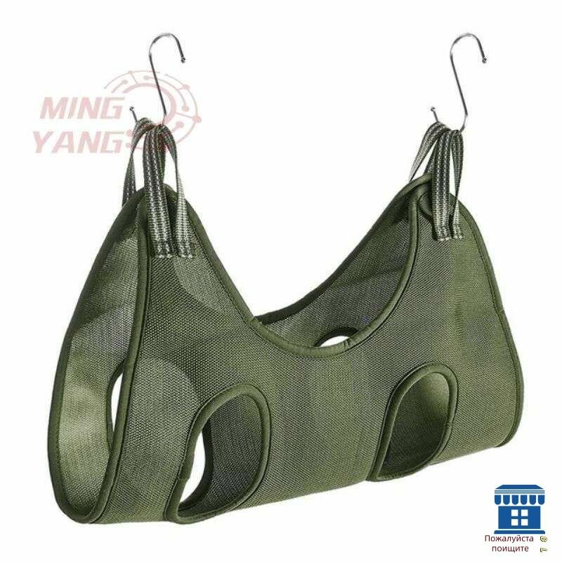 Гамак для собак и кошек для стрижки когтей и груминга , подвесной на крючках, гамак для груминга кошек-Случайный цвет