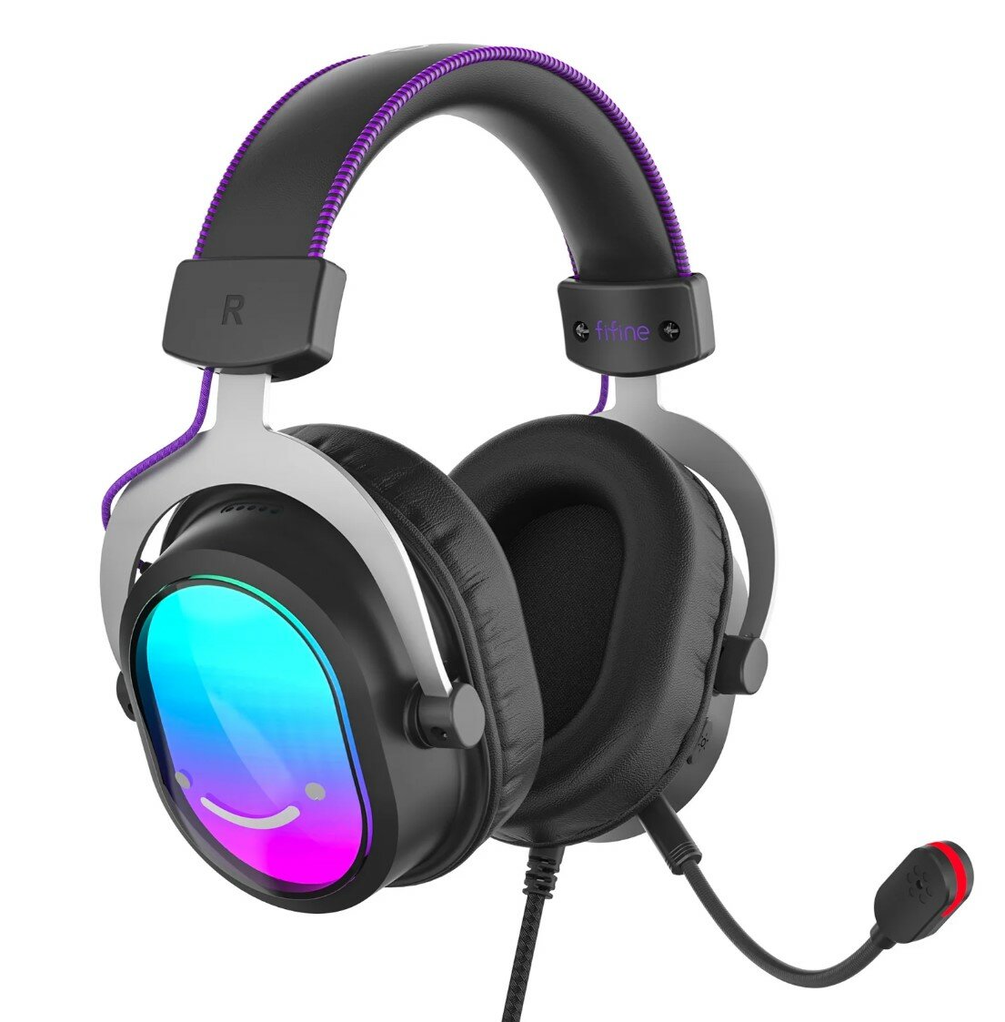 Игровая проводная гарнитура Fifine H16, черный