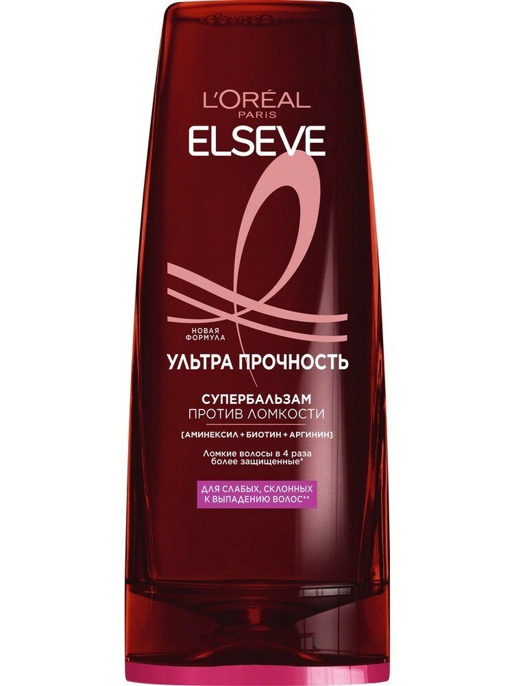 Бальзам для волос L'Oreal Elseve Ультра Прочность, для слабых и склонных в выпадению волос, 400мл