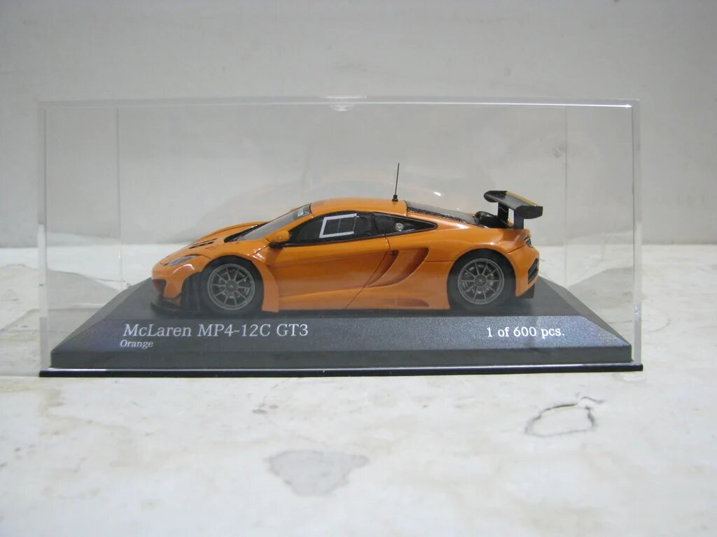 WELLY Mclaren MP4-12C GT3 1:43 металлическая модель автомобиля