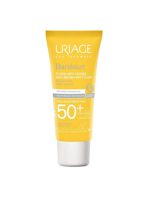Uriage Эмульсия солнцезащитная Bariesun Anti-Brown Spot Fluid SPF50+, 40 мл