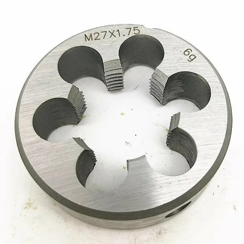 Плашка ручная, М27х1,75, Сталь инструментальная, 1 штука, FUDO