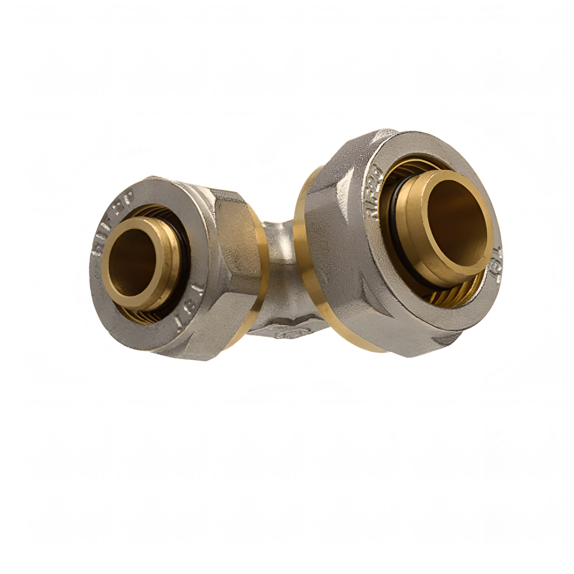 Фитинг для труб обжимной Угольник 20х26 TST, латунь, 1 штука