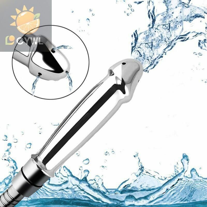 Душевая насадка с универсальным соединением и специальной формой для промывки влагалища, очистки ануса, клизмы и гинекологического душа, маленький размер.