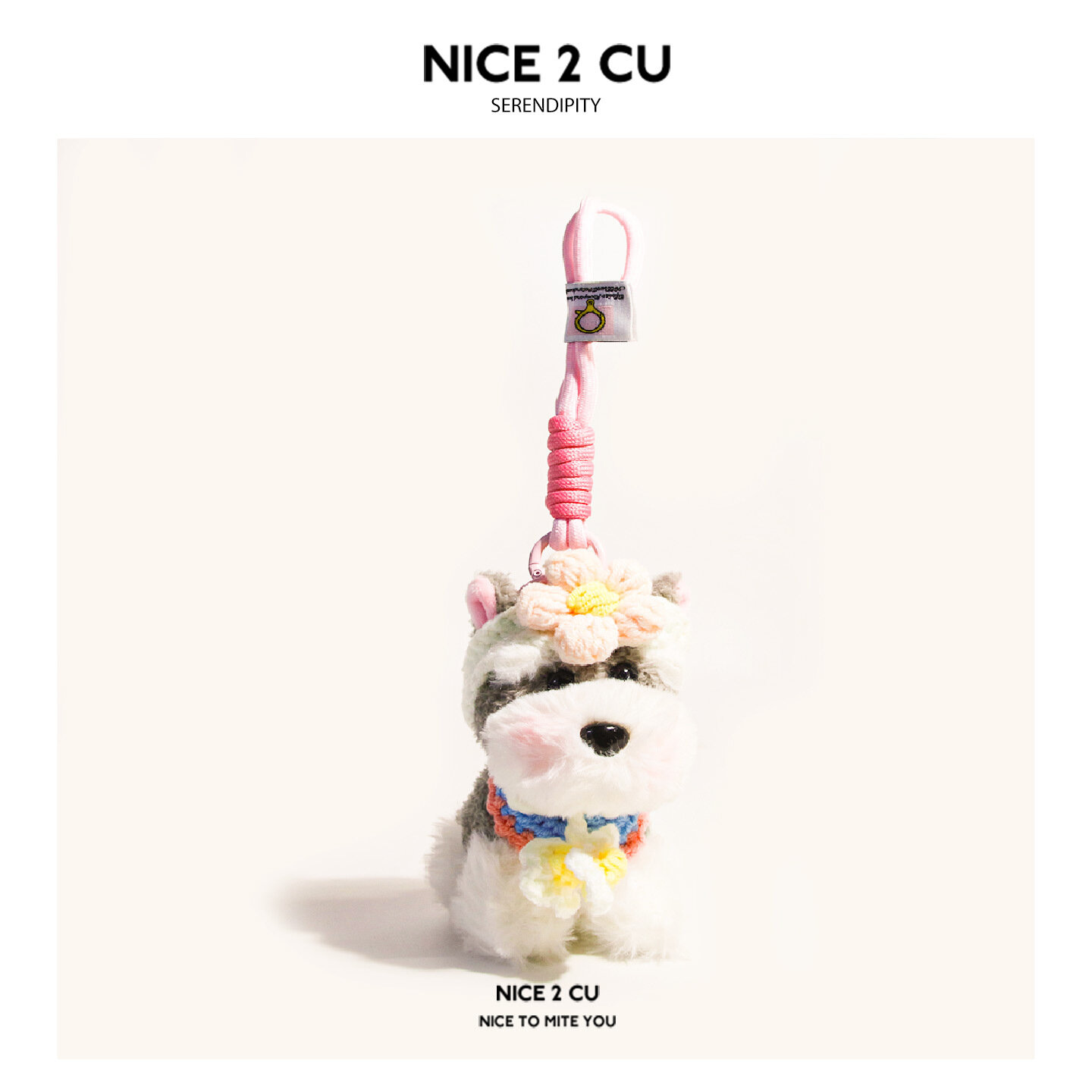 Милый оригинальный плюшевый щенок шнауцера, кукла, сумка, подвеска, ключница, аксессуар, лучший подарок для друга, парный подарок