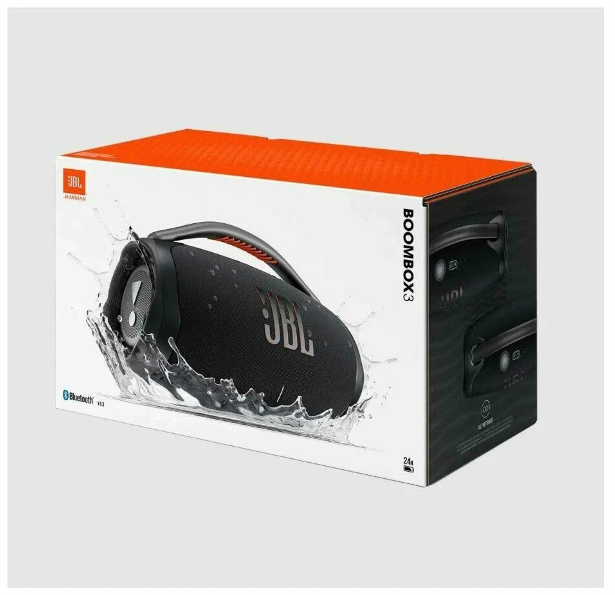 Портативная акустика колонка JBL Boombox 3, Черный ( Black )