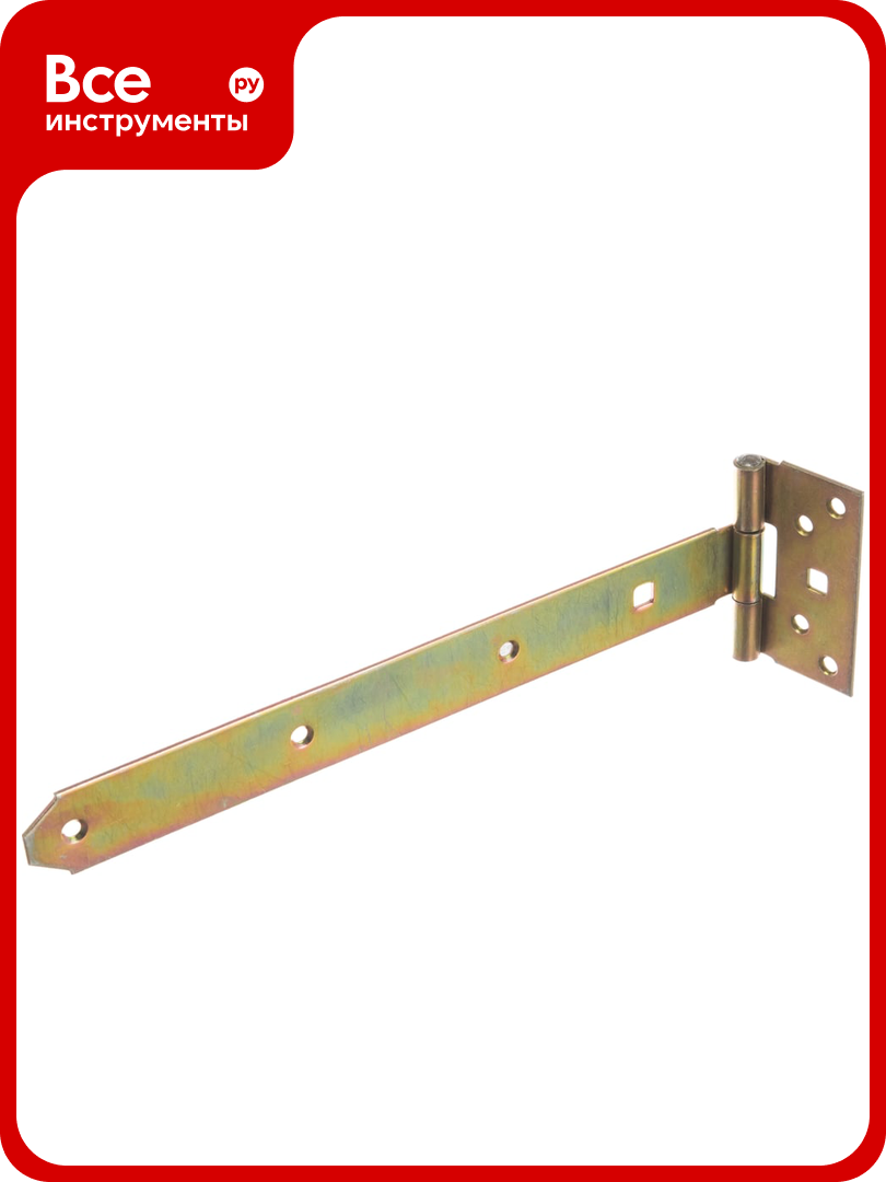 Петля для ворот ALBERTS Т-образная оцинкованная 292,5х45х90х34мм, 310714