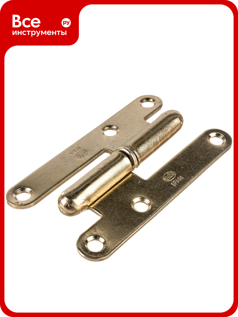 Петля Amig левая, покрытие латунь 405 R-9,5 (D)