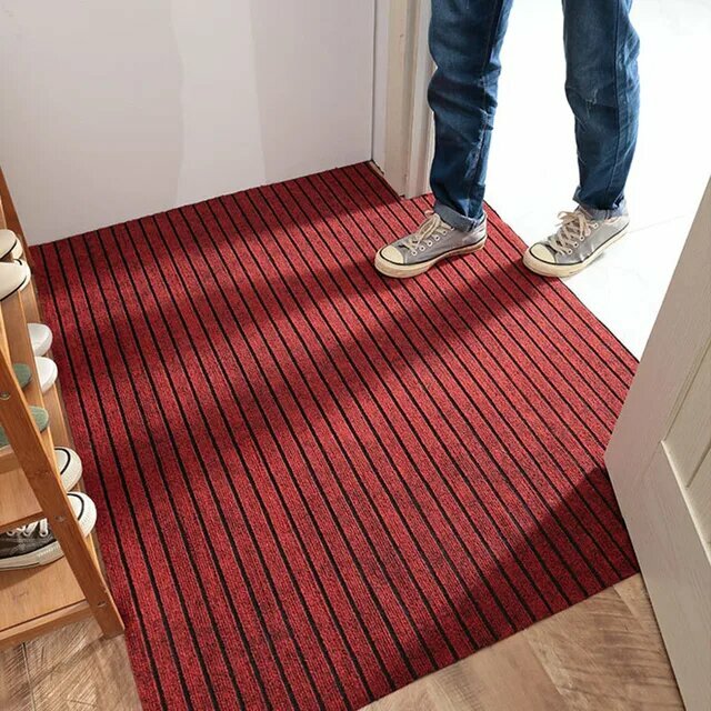 Большой, тонкий, противоскользящий и маслостойкий кухонный коврик для помещений, полосатый коврик для коридора, коврик для улицы торгового центра, коврик у входной двери.