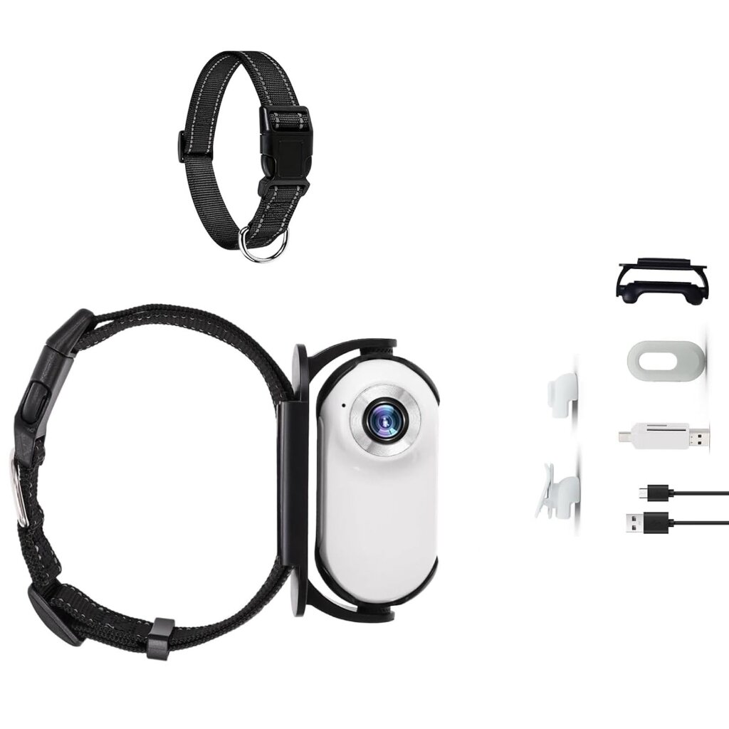 Камера с углом обзора для домашних животных спортивная камера-белый