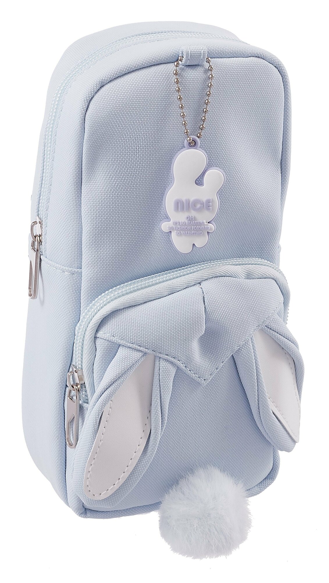 Пенал 1 отделение "Ушки" рюкзачок, в ассортименте