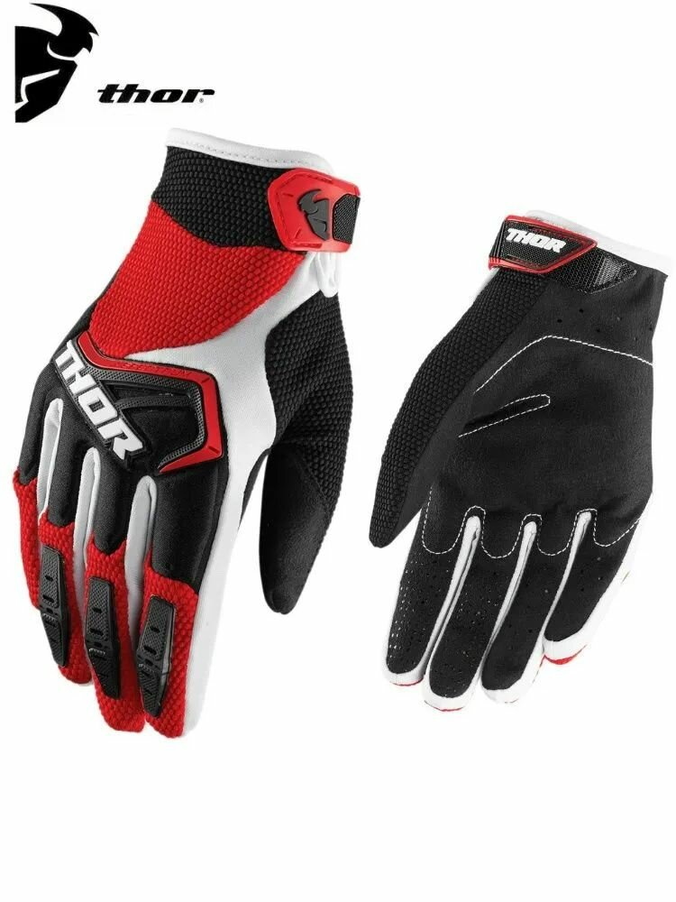 Мотоперчатки, размер: L, цвет: белый