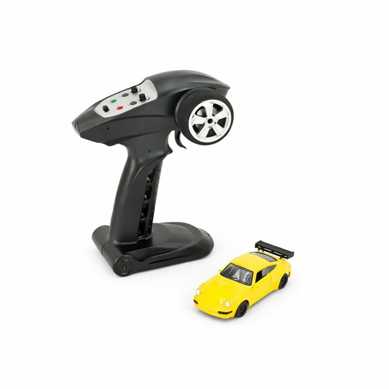 Модели машин с электродвигателем HB 666 Радиоуправляемая машина Porsche 911 для дрифта - RC43-P-YELLOW