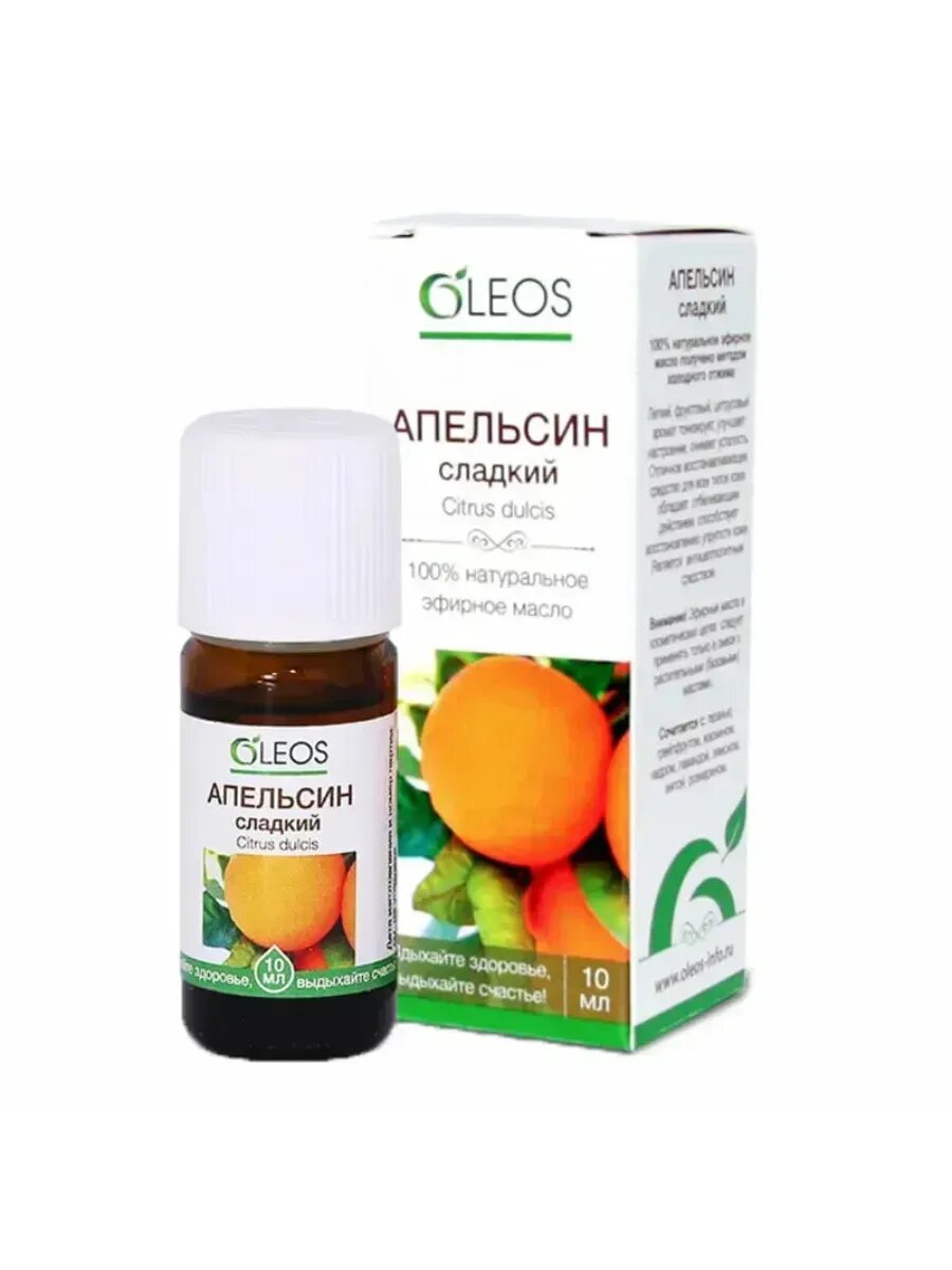 Oleos Масло эфирное апельсин сладкий 10 мл