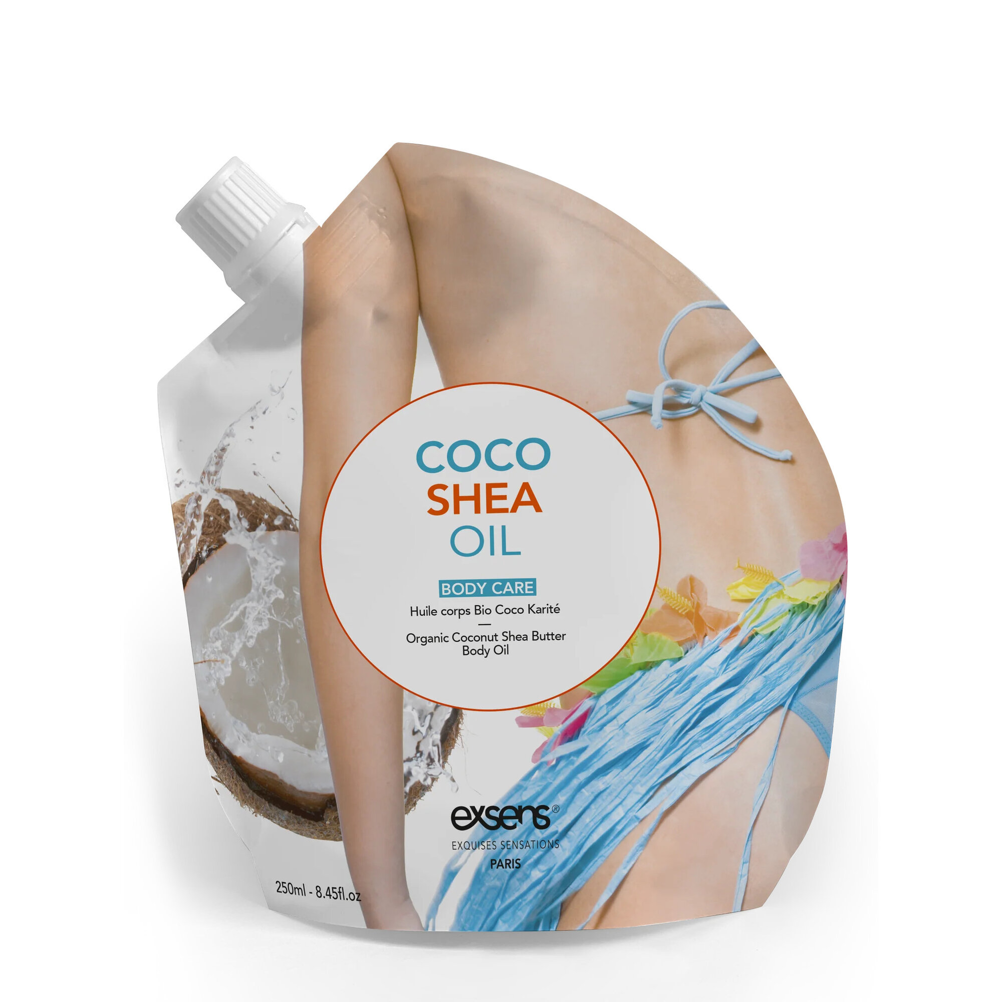 Массажное масло Exsens Coco Shea, натуральное, веганское, для тела и волос