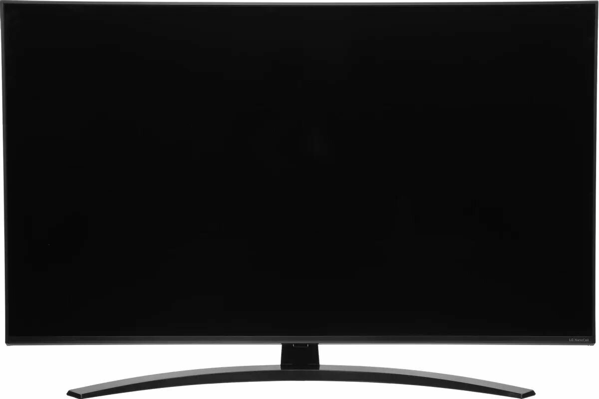 43" Телевизор LG 43NANO81A6A. ARUG NanoCell, 4K Ultra HD, черный, смарт ТВ, WebOS