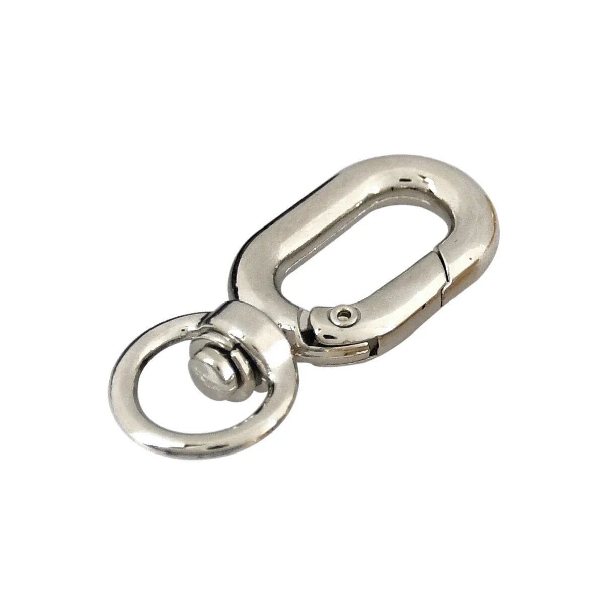 Металлический карабин овальный светлое золото 5 pcs, Silver