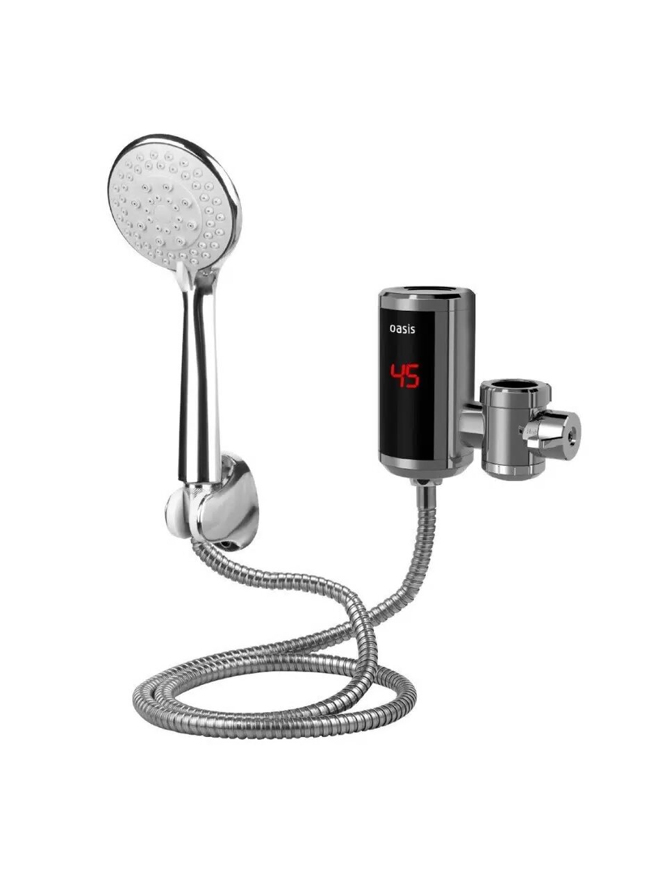 Водонагреватель OASIS электрический, проточный, до +60С, съемный, производительность 5 л/мин, мощность 3 кВт